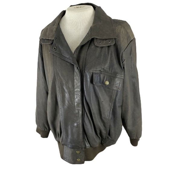 Splitend | Jackets & Coats | Leather Bomber Jacket Split End Vintage ...